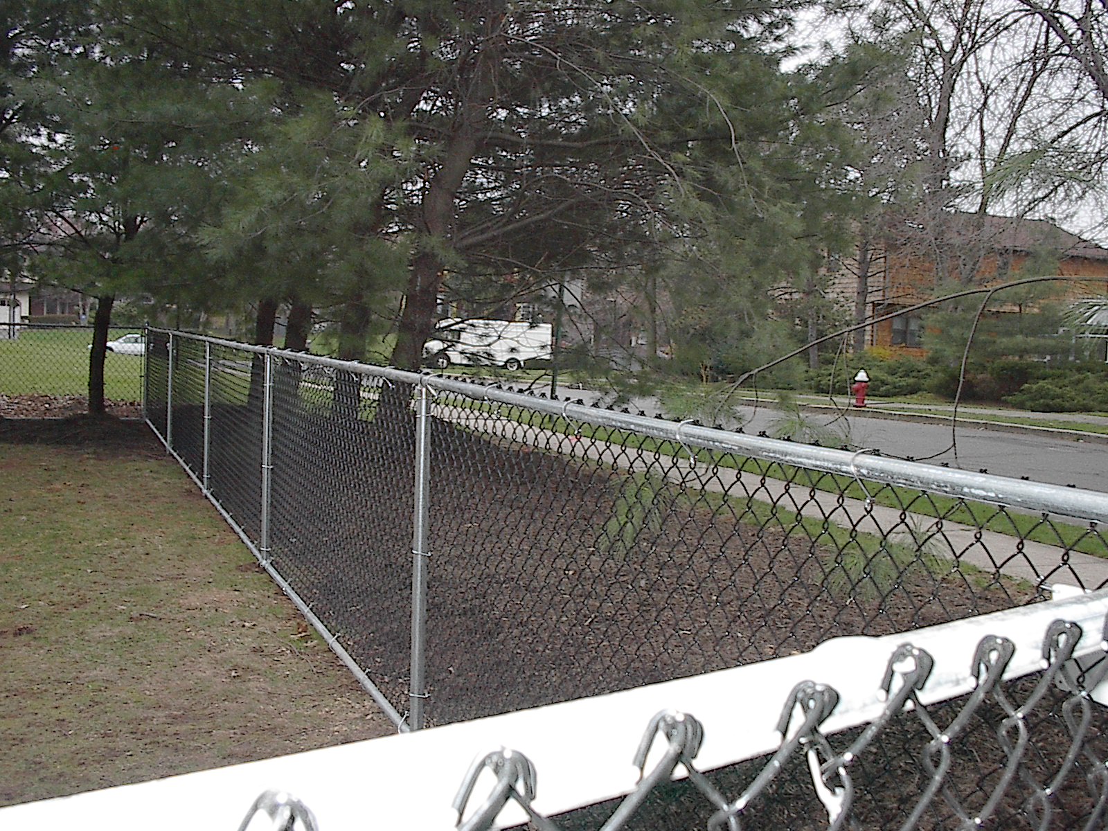 Chain Link with Top and Bottom Rail - Central Jersey Fence