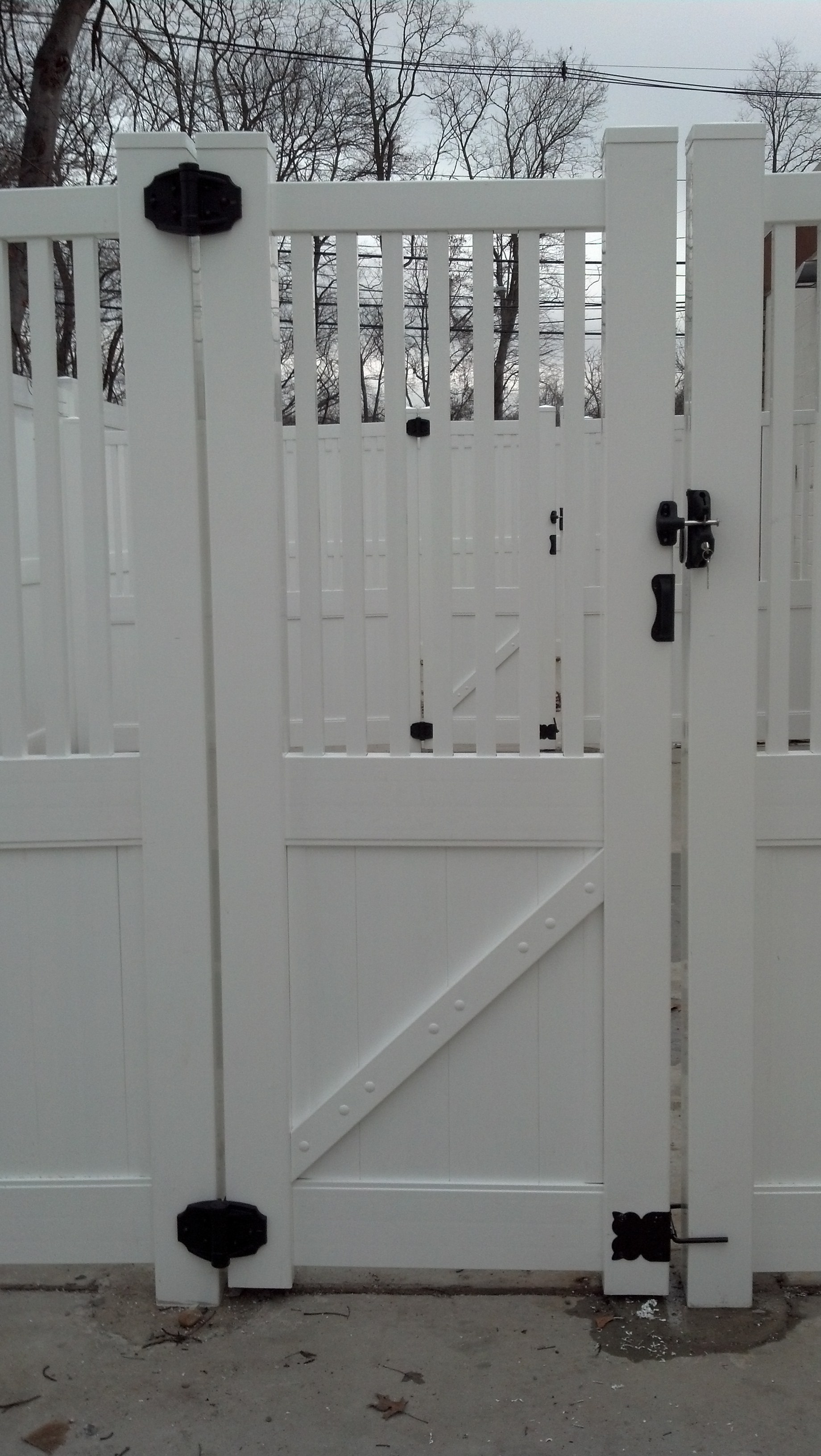 PVC Gate - Central Jersey Fence